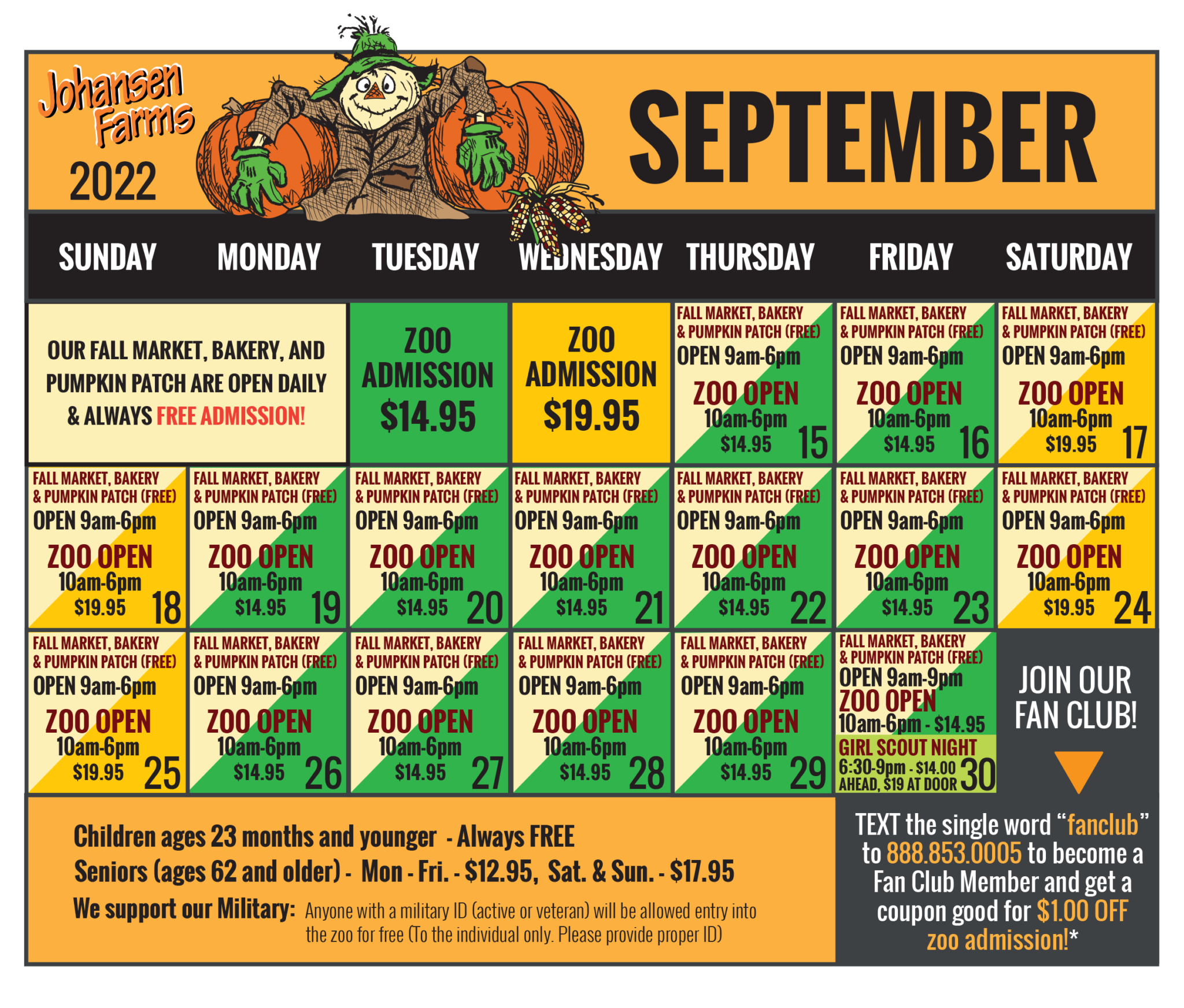 Johansen Farms Children’s Zoo. Pumpkin Patch & Fall Festival ...